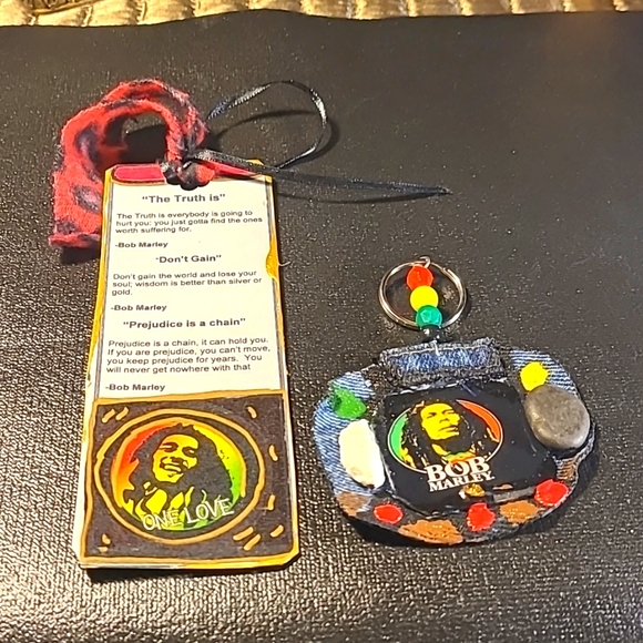 Accessories | Bob Marley Book Markers And Key Chain Gift Set | Poshmark